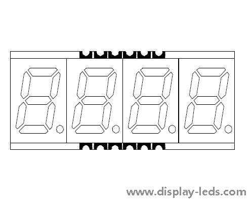 0.39 Inch Four Digit 7 Segment SMD Display from China manufacturer ...