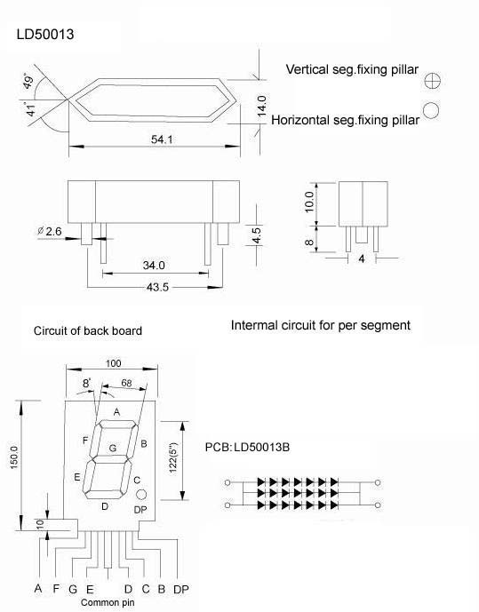5 Inch LED 7 Segment Display from China manufacturer - LightKey